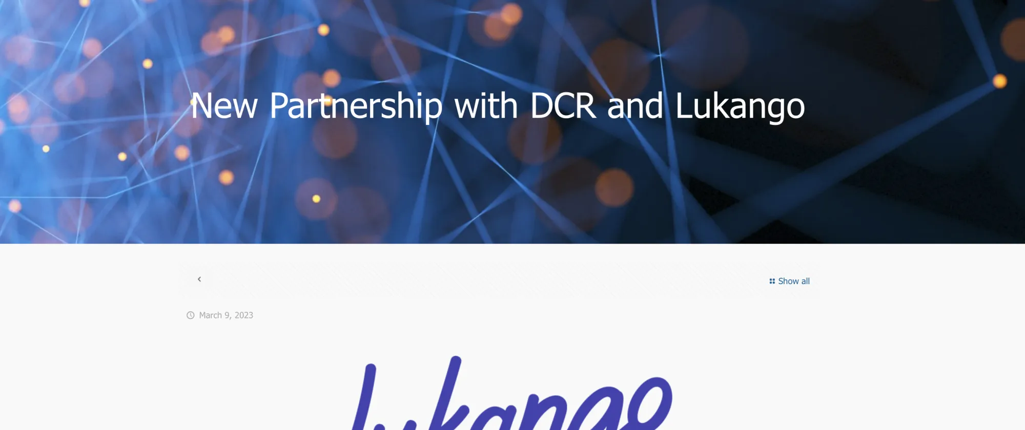 Lukango partners with Digital Cognate and Digital Control Room to enhance client offering | Lukango