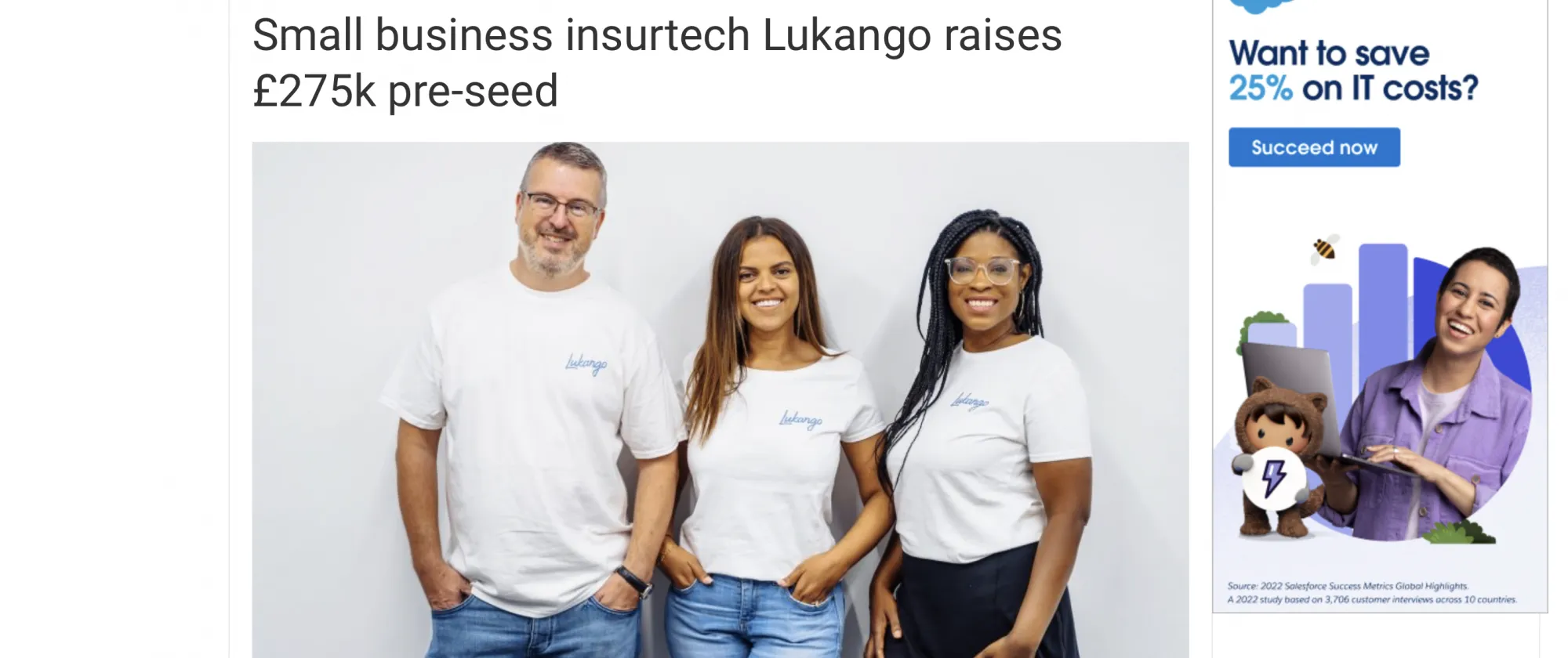 Small business insurtech Lukango raises £275k pre-seed | Lukango